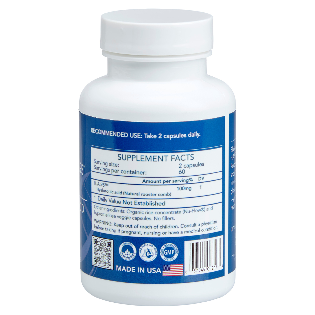 H.A.95 | Rooster Comb Hyaluronic Acid Supplement