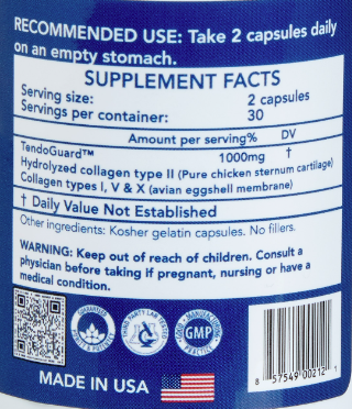 TendoGuard Joint Support Supplement