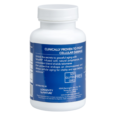 Telos95: Telomere Lengthening Anti-Aging Supplement