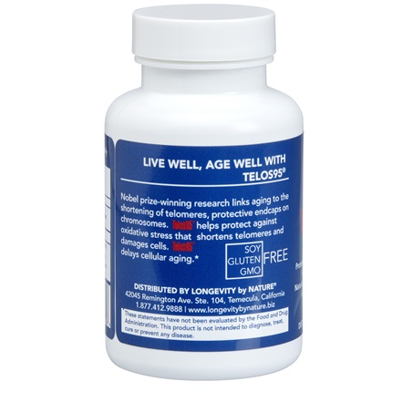 Telos95: Telomere Lengthening Anti-Aging Supplement